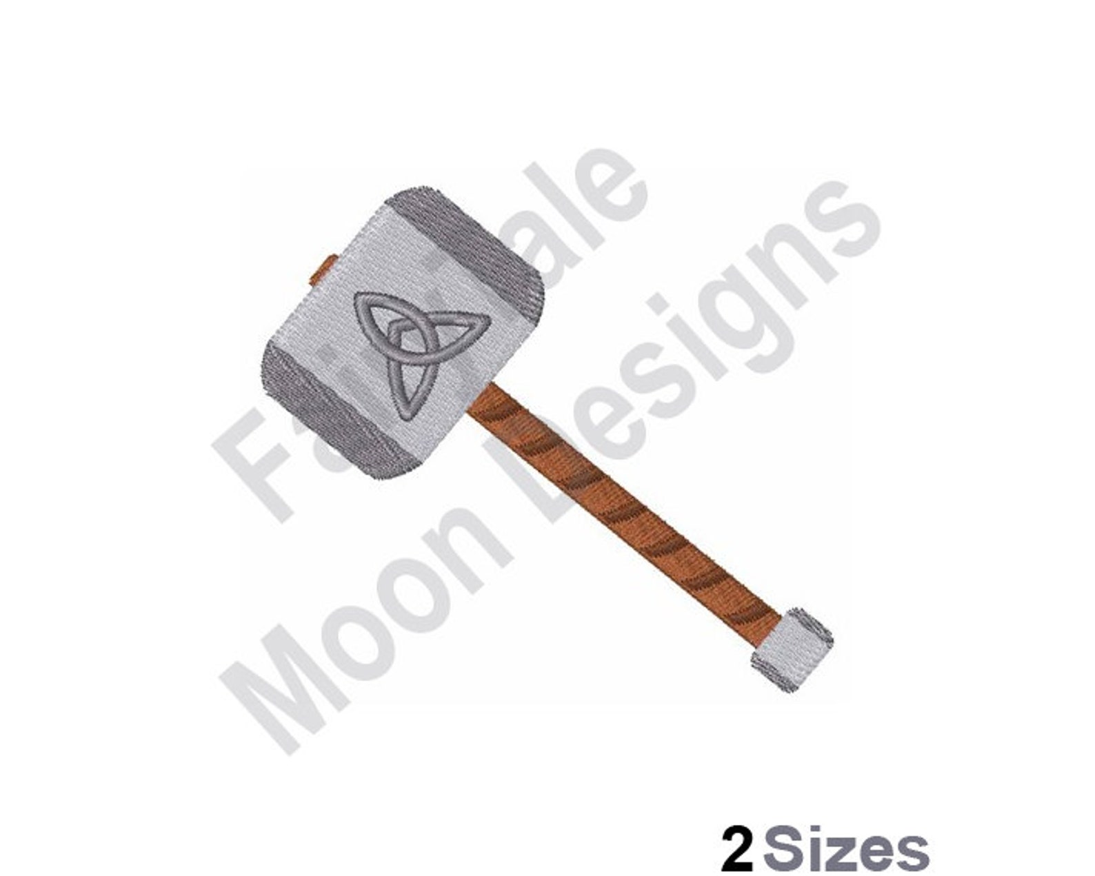 Thors Hammer - Machine Embroidery Design - Etsy