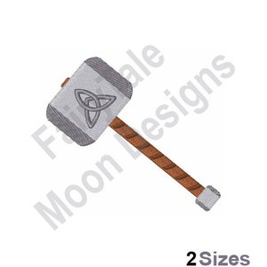 Thors Hammer - Machine Embroidery Design - Etsy