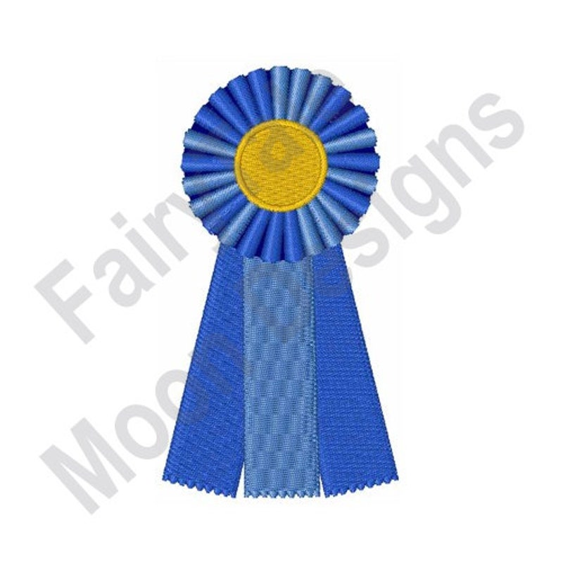 Rosette Badge Blue - Etsy