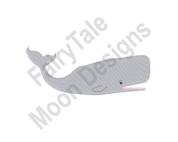 Whale Machine Embroidery Design Baby Whale Embroidery | Etsy