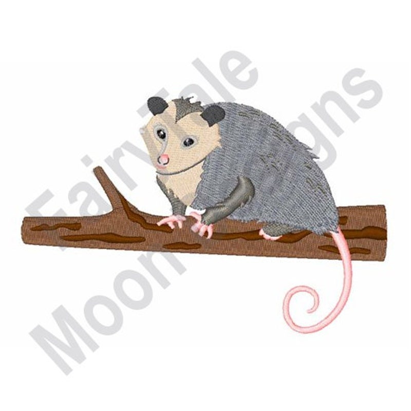 Opossum Embroidery Pattern - Etsy