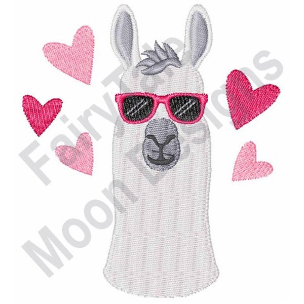 Llama Embroidery Design - Etsy