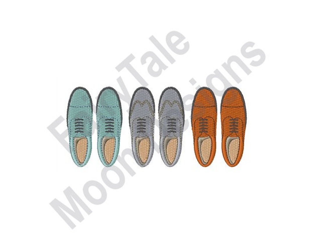 Men's Dress Shoes - Machine Embroidery Design, Oxford Shoes Embroidery ...