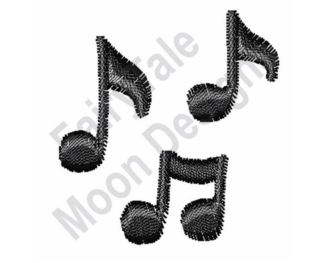 Music Notes - Machine Embroidery Design, Musical Notes Embroidery ...
