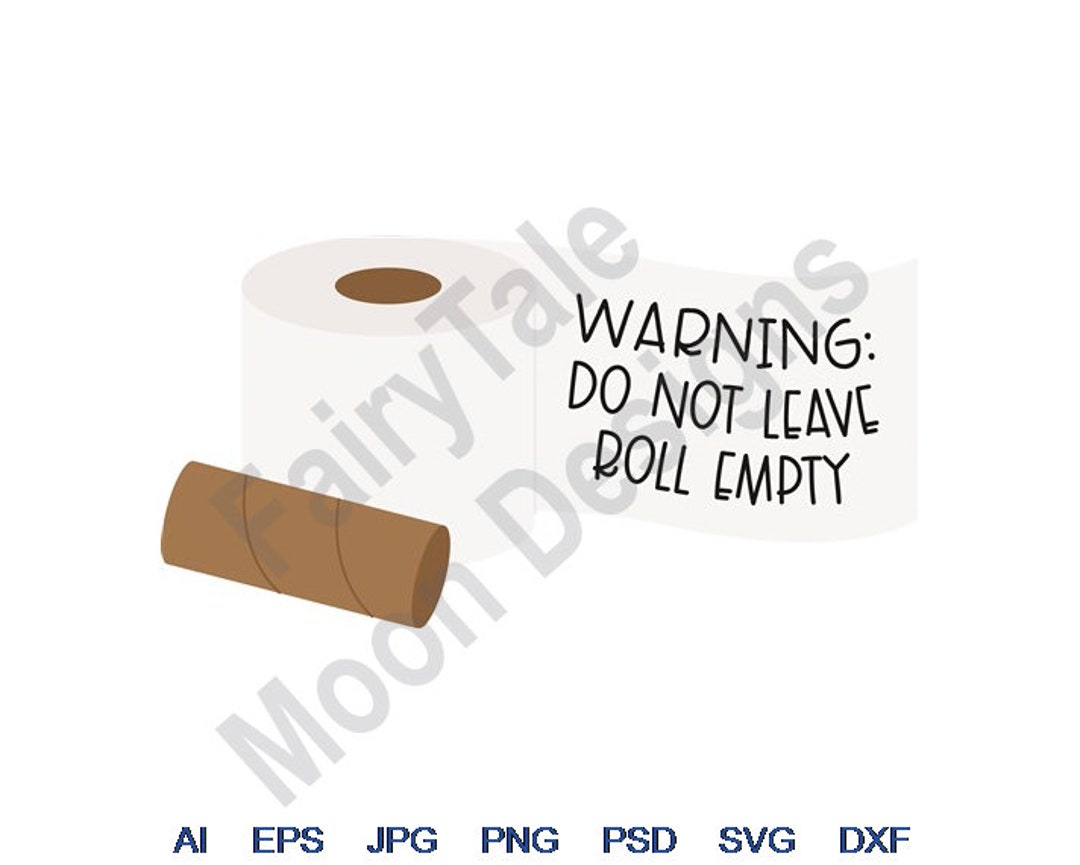Roll Warning Svg, Dxf, Eps, Png, Jpg, Vector Art, Clipart, Cut File ...