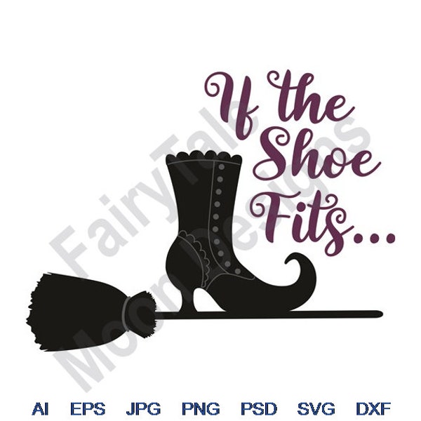 Witch Boot Svg - Etsy