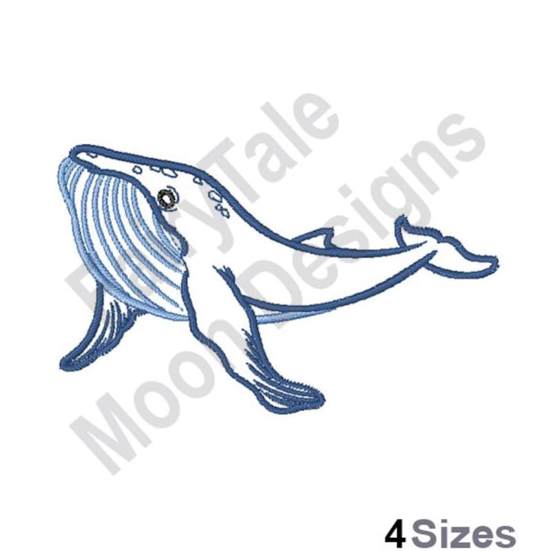 Whale Embroidery - Etsy