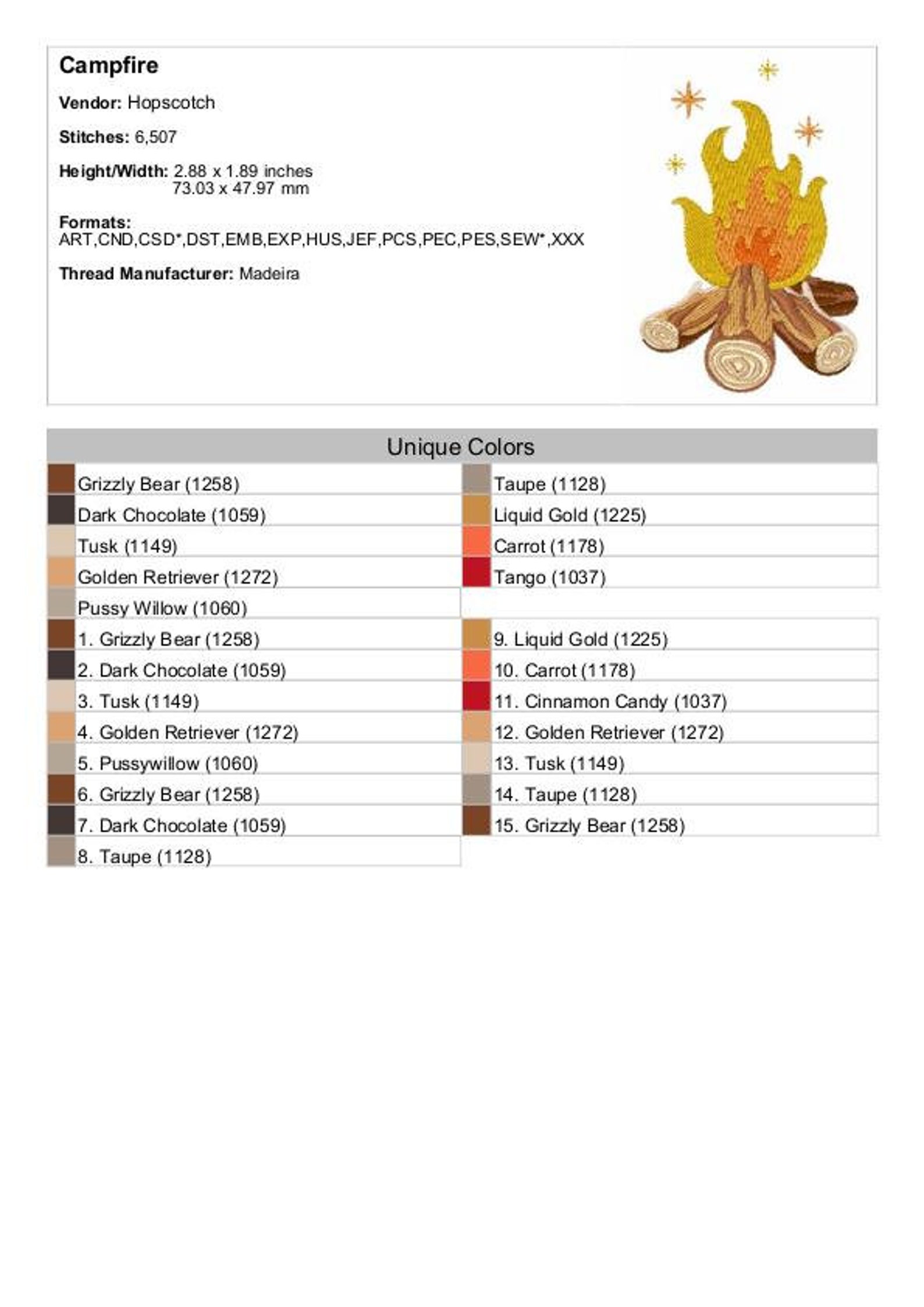 Campfire Machine Embroidery Design Campsite Fire Embroidery - Etsy