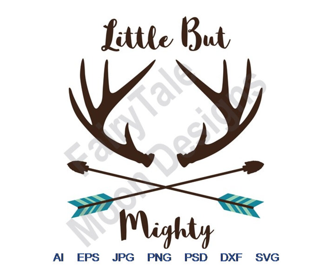 Little but Mighty Svg Dxf Eps Png Jpg Vector Art - Etsy