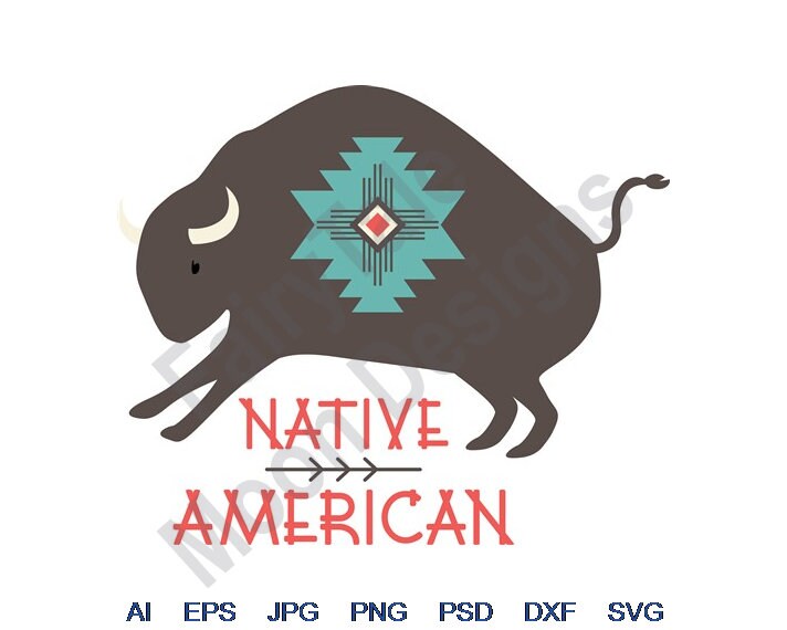 Native American Svg Dxf Eps Png Jpg Vector Art | Etsy