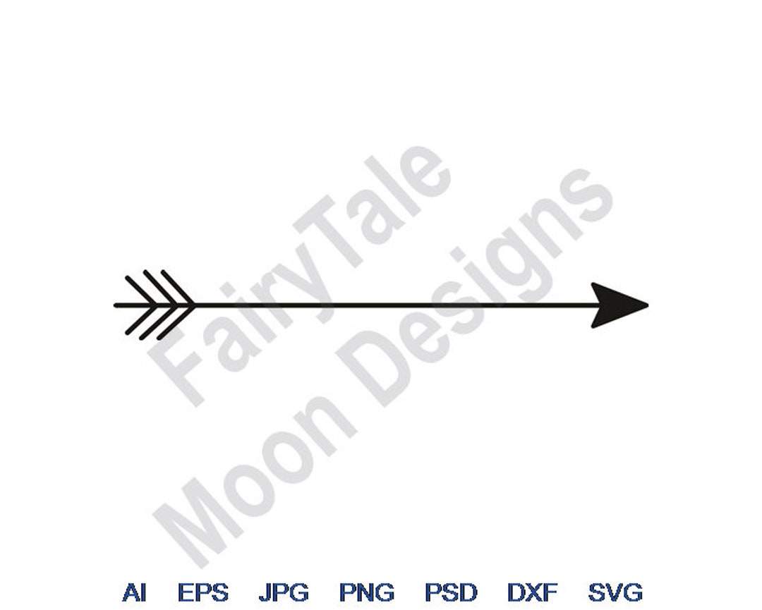 Arrow Svg Dxf Eps Png Jpg Vector Art Clipart Cut - Etsy