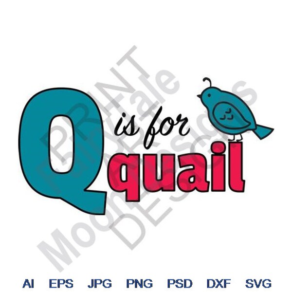 Q is for Quail - Etsy