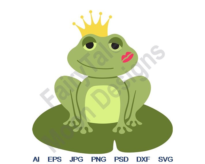 Kissing Frog Clipart