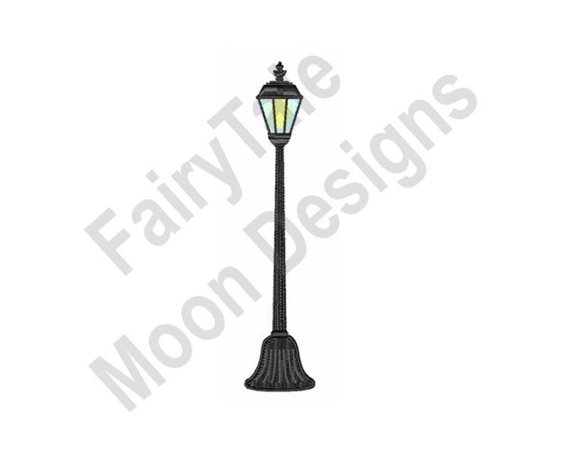 Street Lamp - Machine Embroidery Design, Street Light Embroidery ...