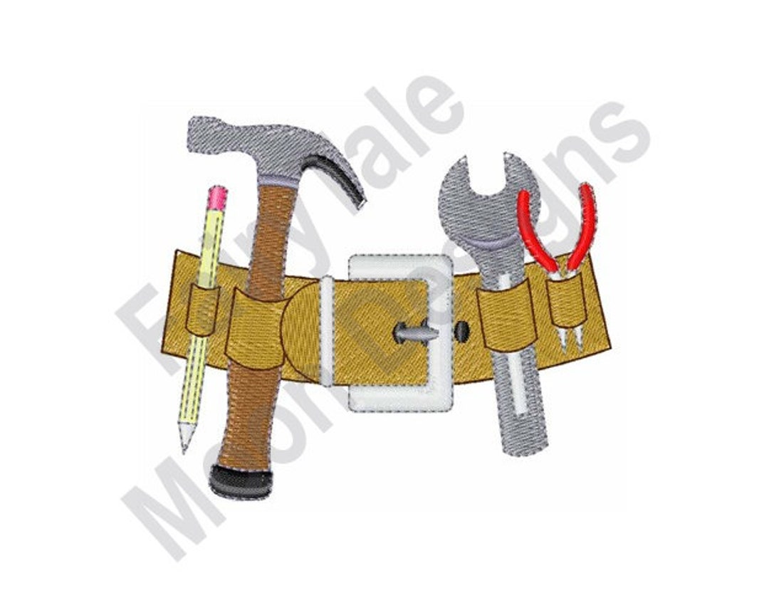 Handyman Tools - Machine Embroidery Design, Tool Belt Embroidery ...