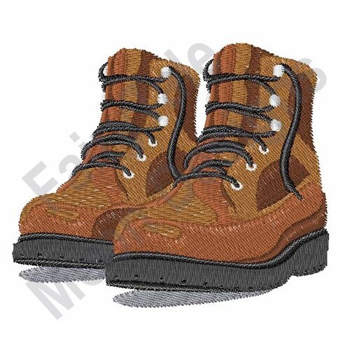 Hiking Boots Machine Embroidery Design Hiker Boots - Etsy
