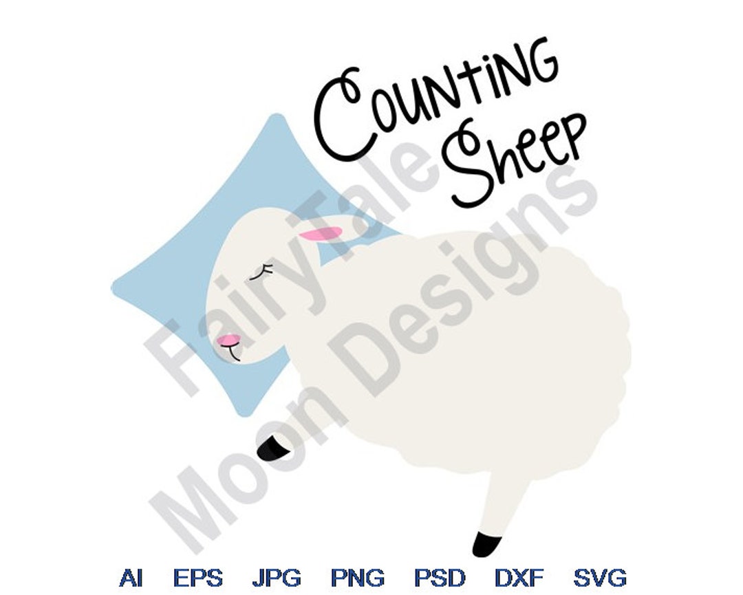 Sleeping Sheep Clipart