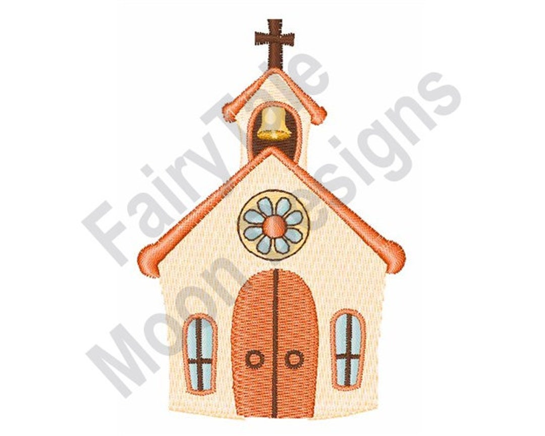 Chapel Machine Embroidery Design, Love Chapel Embroidery Pattern ...