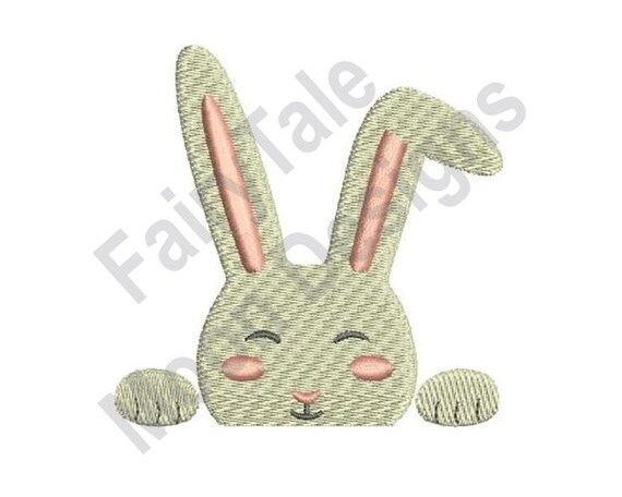 Bunny Pocket Topper Machine Embroidery Design Easter Bunny - Etsy