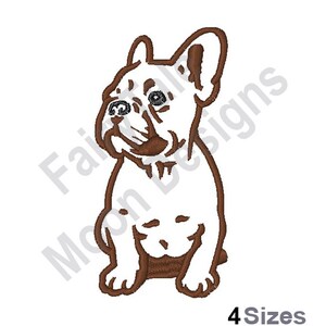 French Bulldog Puppy - Machine Embroidery Design, Frenchie Embroidery ...
