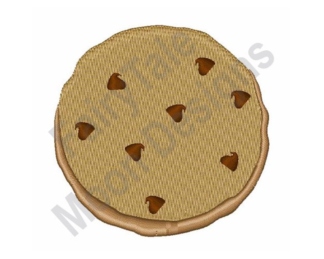 Cookie Machine Embroidery Design, Chocolate Chip Cookie Embroidery ...