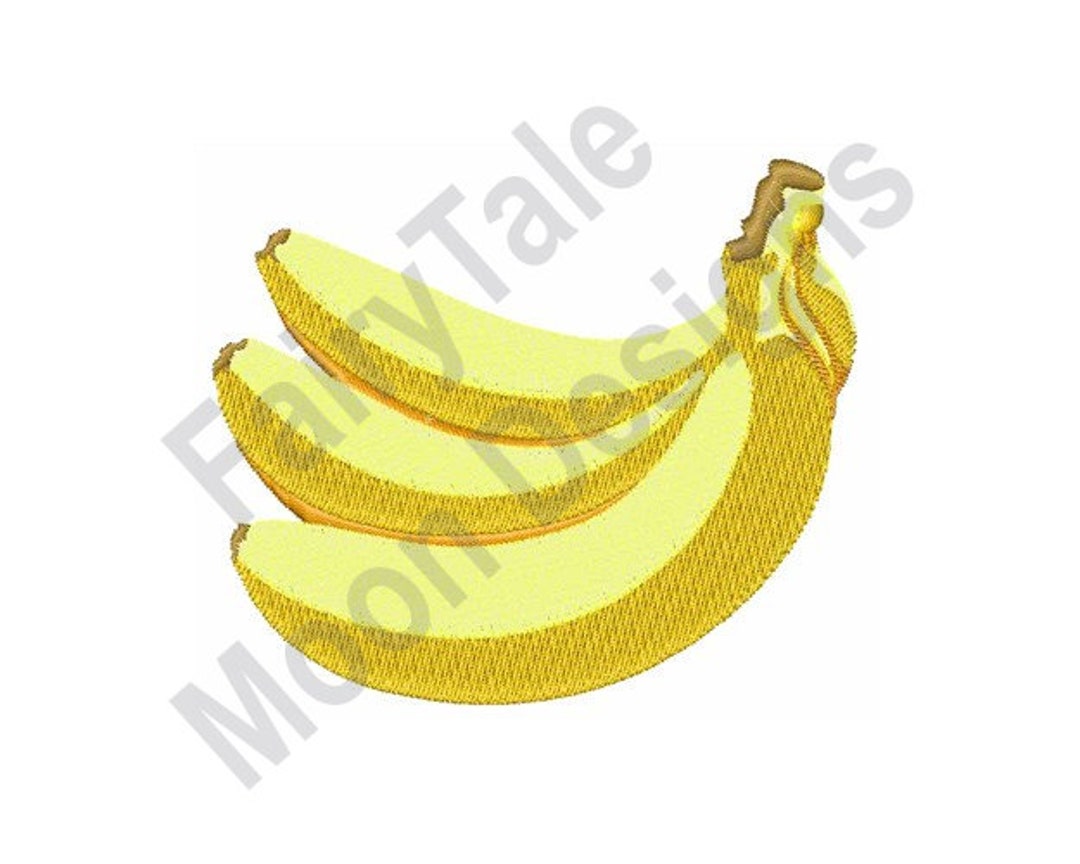 Bunch of Bananas - Machine Embroidery Design, Banana Fruit Embroidery ...