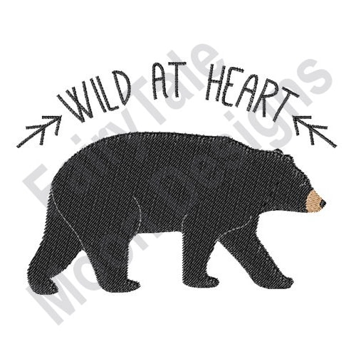 Bear Outline Machine Embroidery Design - Etsy