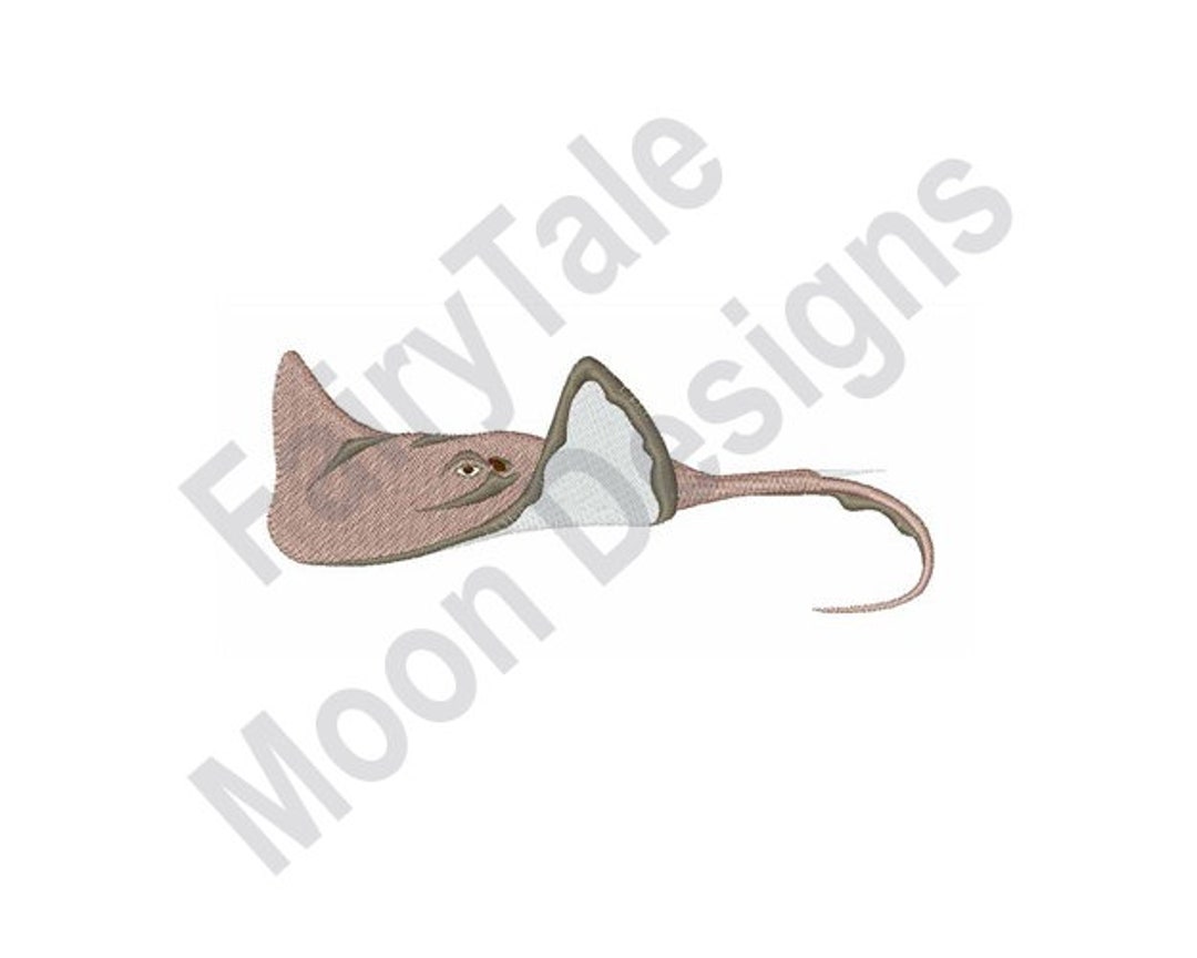 Ocean Stingray - Machine Embroidery Design, Sea Ray Embroidery Pattern ...