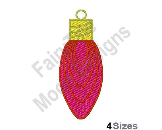 FSL Light Bulb Machine Embroidery Design Free Standing Lace - Etsy