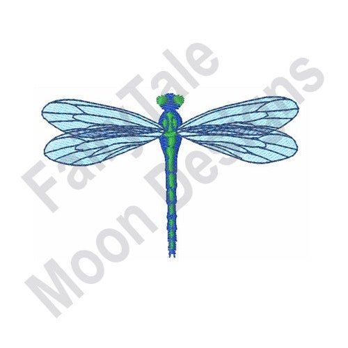 Machine Embroidery Design Dragonfly - Etsy