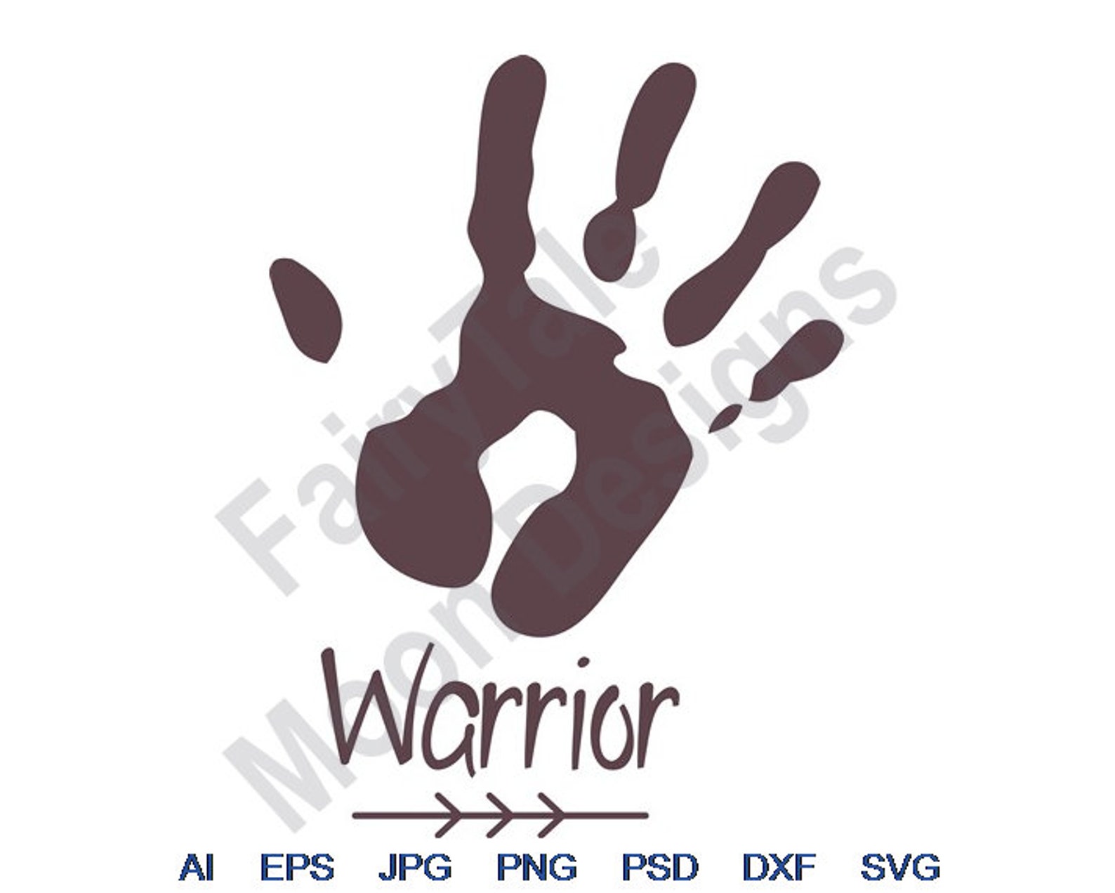 Warrior Hand Svg Dxf Eps Png Jpg Vector Art Clipart - Etsy