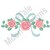 Flower Split Frame - Machine Embroidery Design, Red Roses Floral ...
