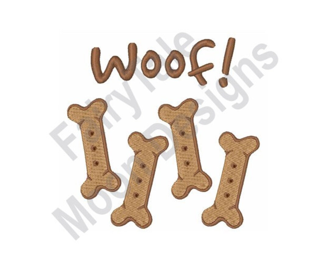Woof Treats - Machine Embroidery Design, Dog Treats, Dog Bones ...