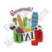 Benvenuti Machine Embroidery Design, Italy Flag Embroidery Pattern ...