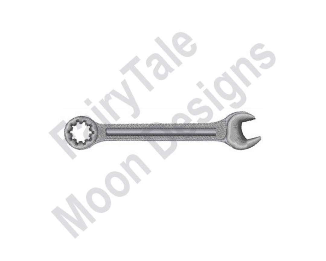 Wrench Tool - Machine Embroidery Design - Etsy