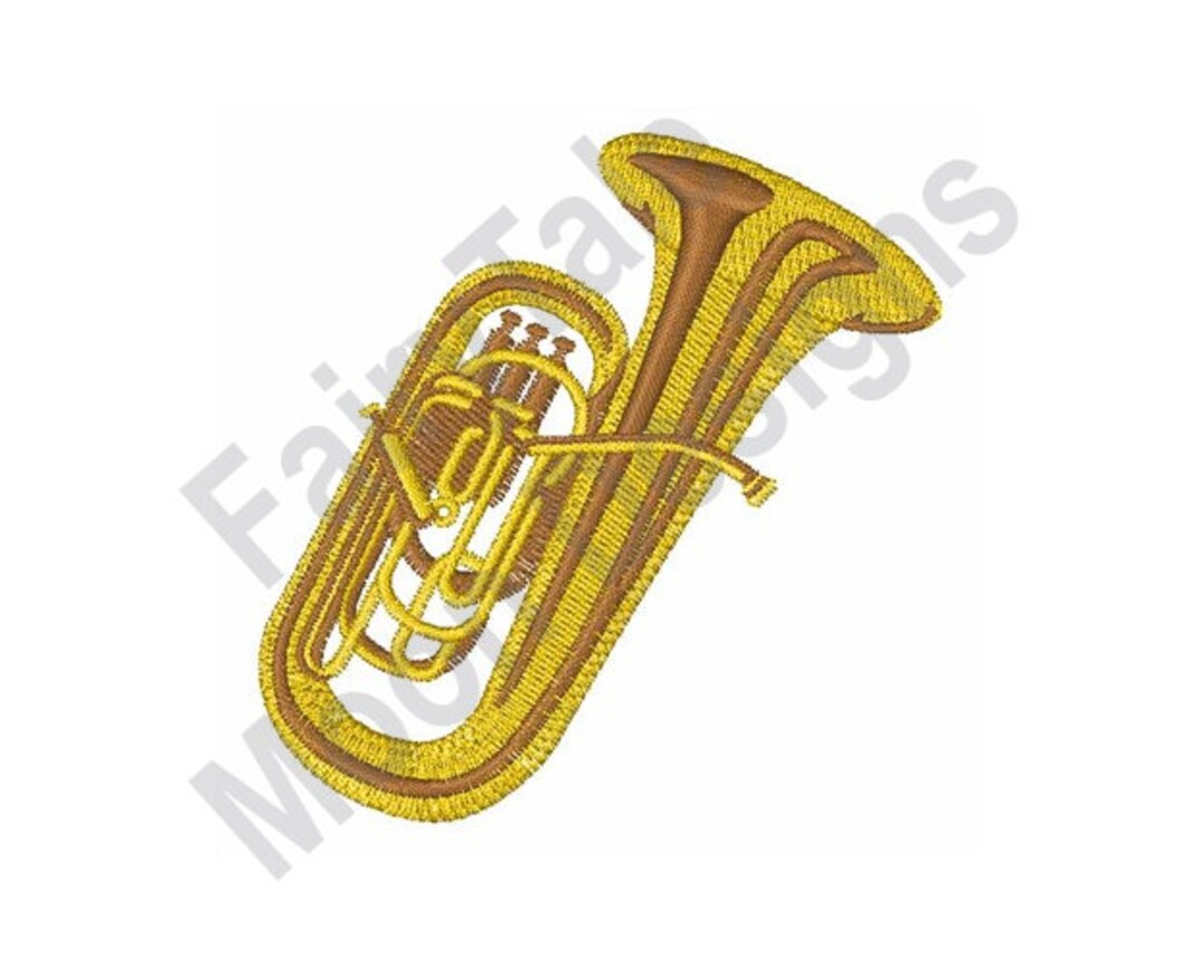 Tuba - Machine Embroidery Design - Etsy