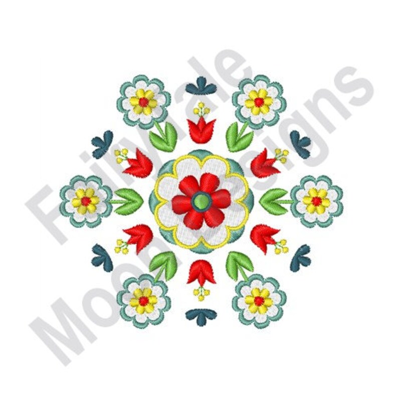 Folk Art Flowers - Etsy
