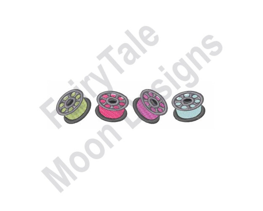 Sewing Bobbins - Machine Embroidery Design, Sewing Machine Bobbins ...