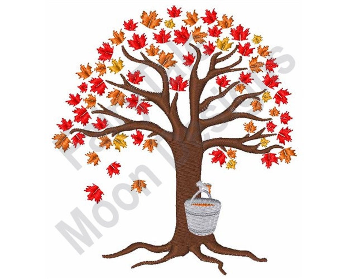 Maple Syrup - Machine Embroidery Design, Maple Tree Embroidery Pattern ...