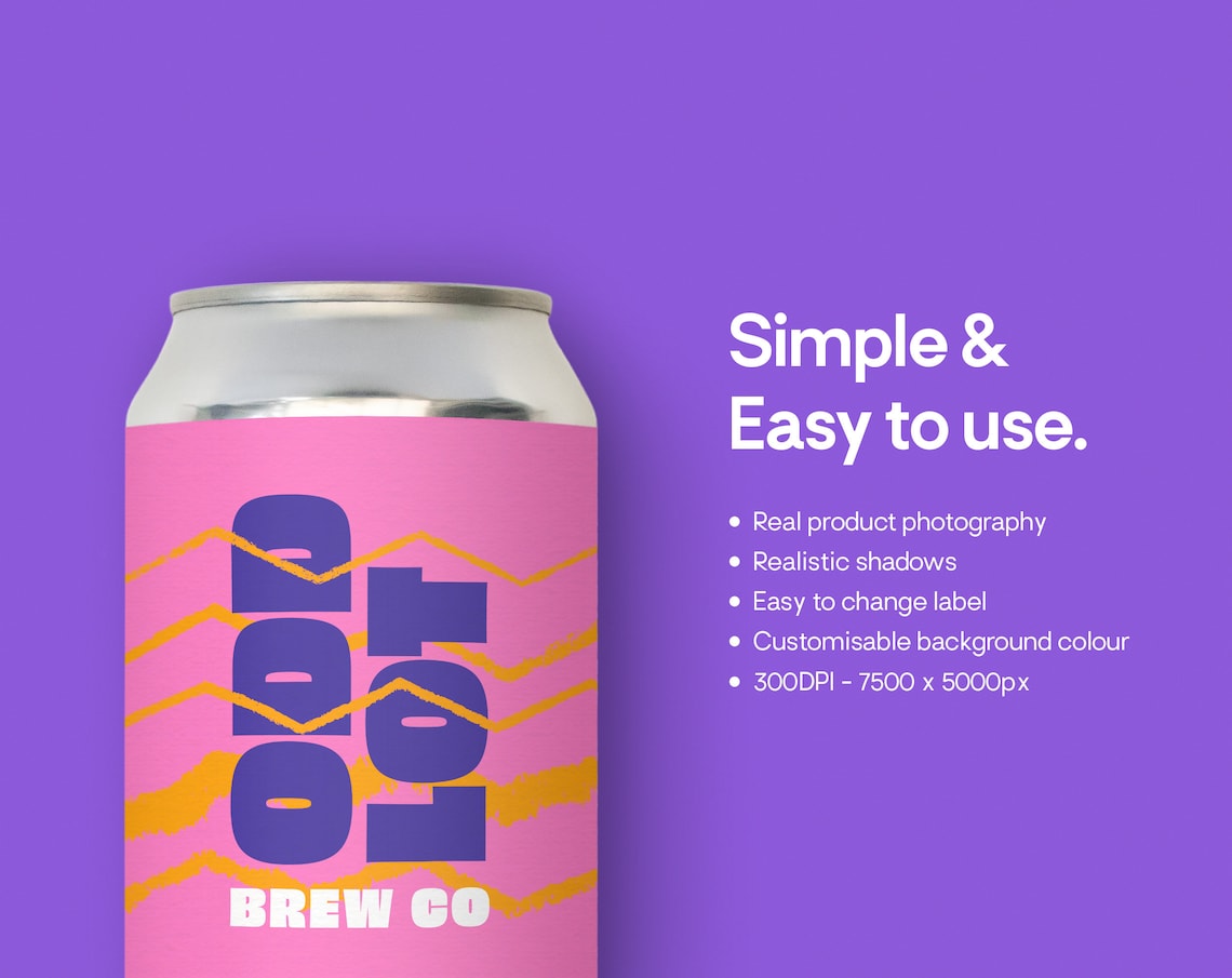 Craft Beer Label Mockup - Etsy