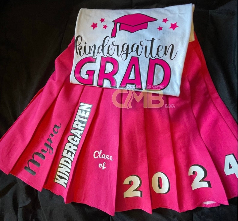 Class of 2024 Pre-k 8th Grade Graduation Outfit With Hat & Stole - Etsy ...