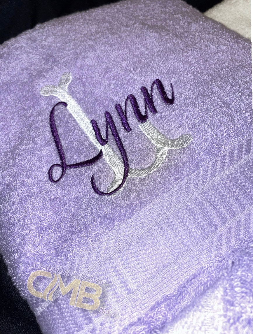 Personalized Bath Towels Embroidered Monogrammed - Etsy