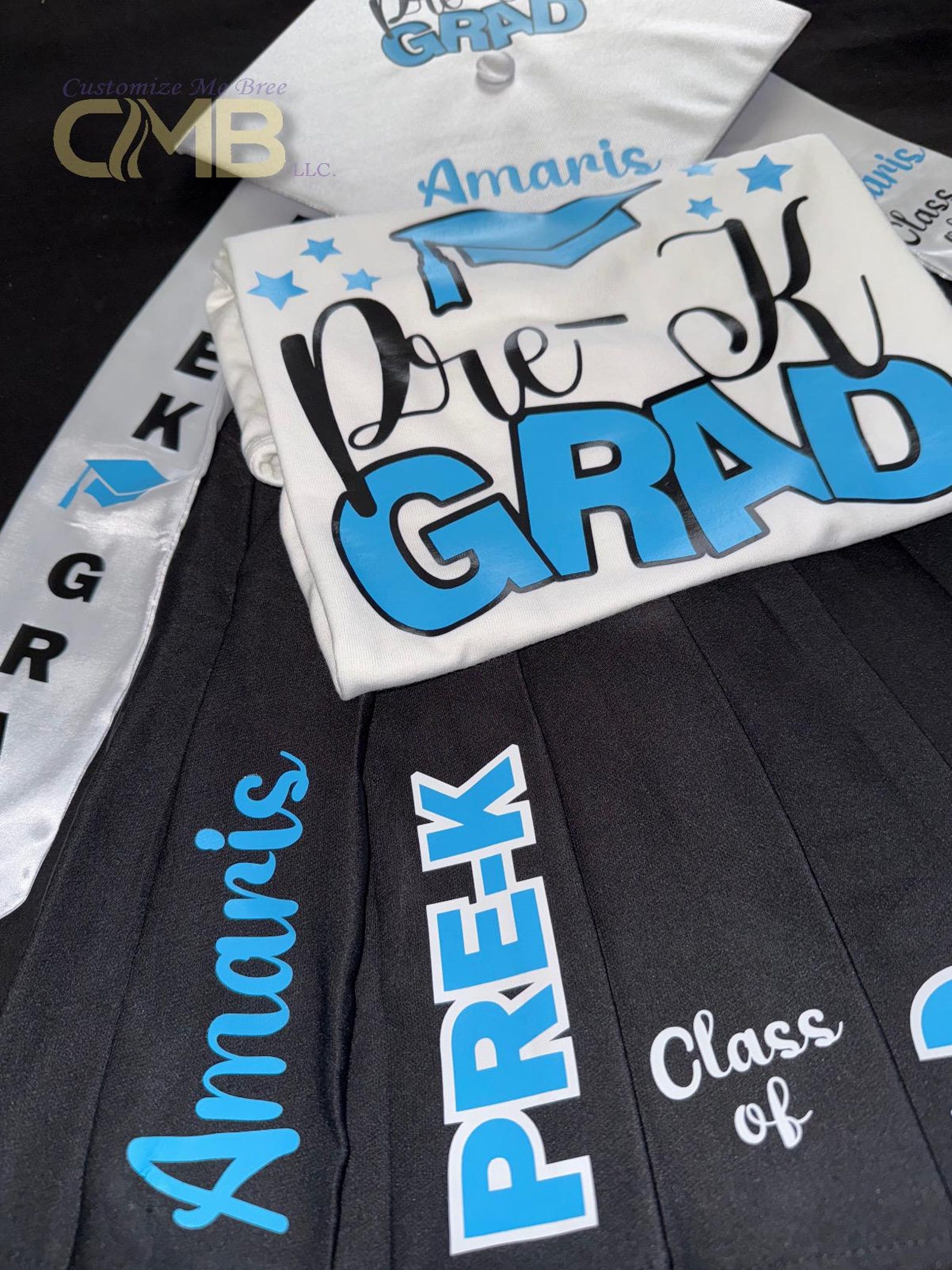 Class of 2026 Pre-k - 8th Grade Graduation Outfit With Hat & Stole - Etsy