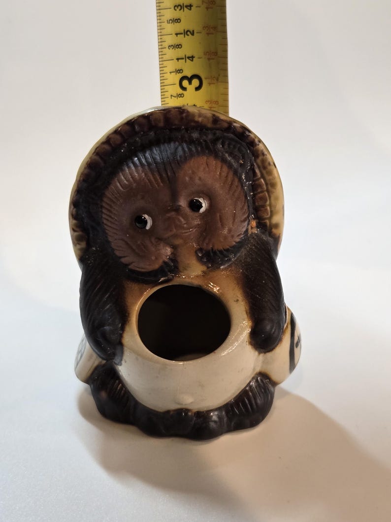 Vintage Japanese Shigaraki Ware Tanuki Lucky Charm Raccoon Dog Tokkuri ...