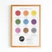 Colors ASL Printable Wall Art, Colors Sign Language Prints, Sign ...