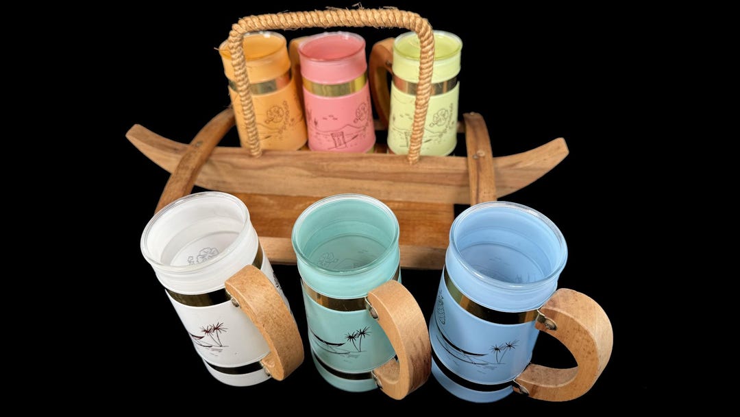 Siesta Ware Tumblers, Produced by the Benner Glass Company - Etsy