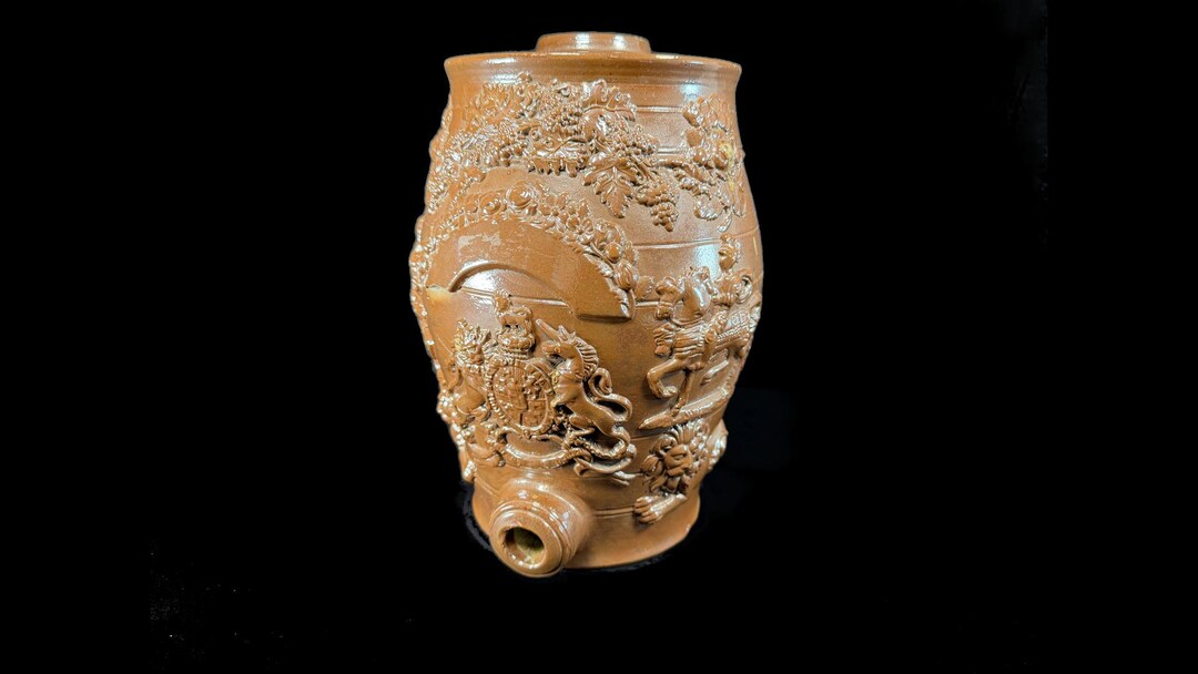 Salt Glazed Stoneware Keg - Etsy