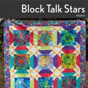 Block Talk Stars Quilt Pattern by Swirly Girls - Mult Sizes - SGD070 - Etsy
