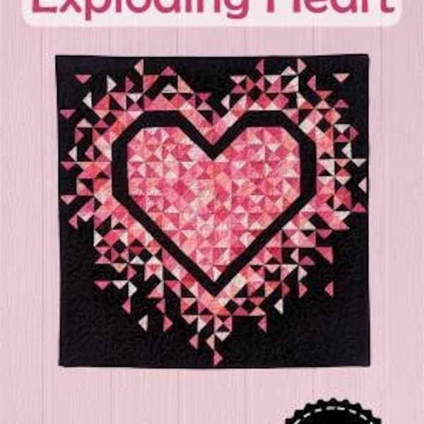 Exploding Heart Quilt Pattern - Etsy