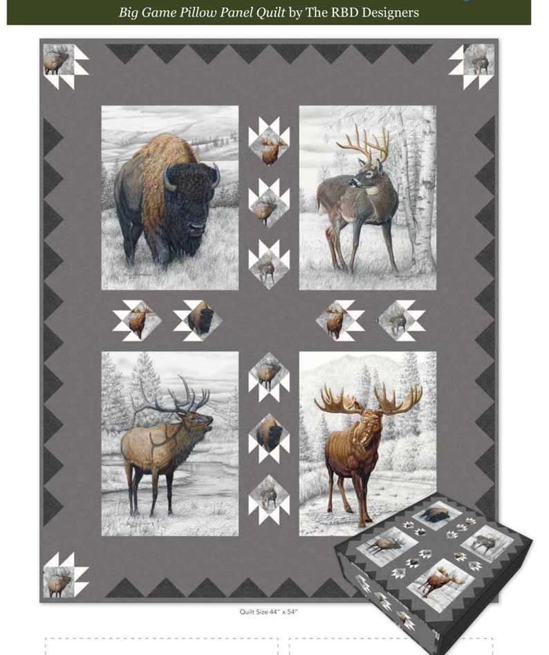 Big Game Boxed Quilt Kit Riley Blake Designs Keepsake Gift - Etsy